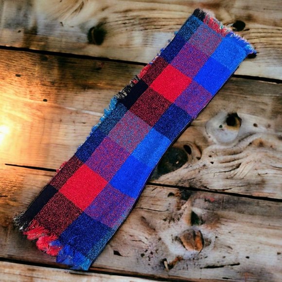 Baar and Beards | Accessories | Vintage Baar Beards Scarf Square Plaid ...